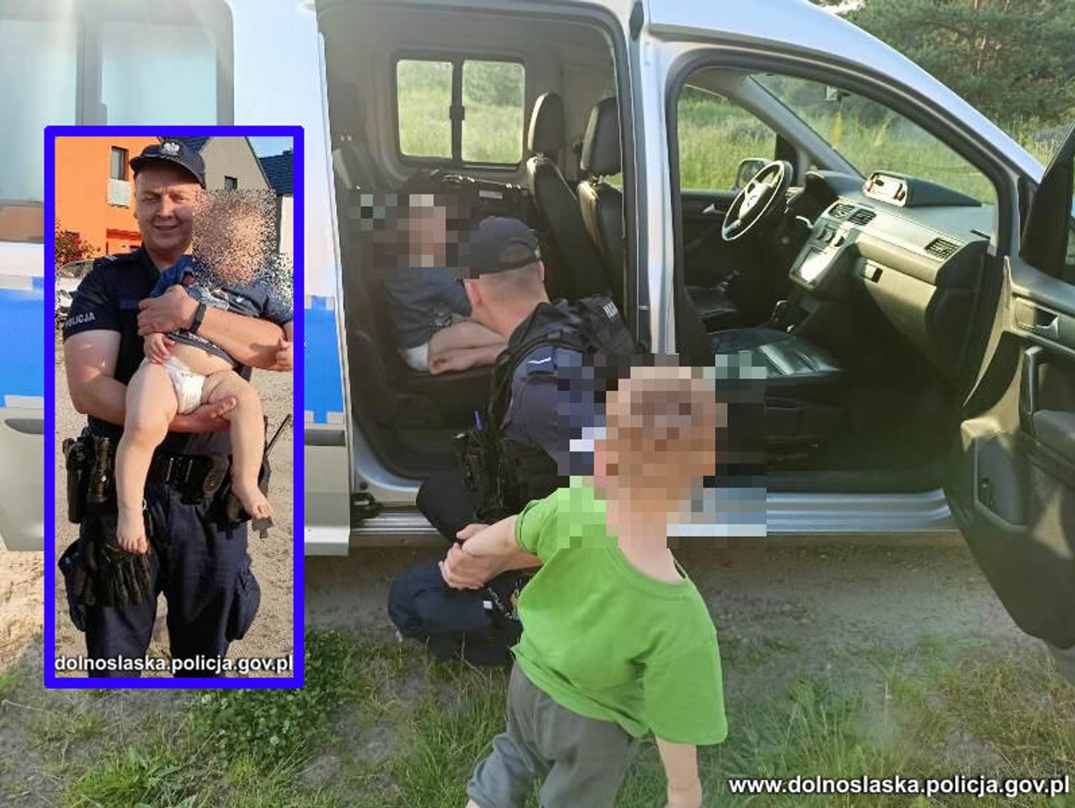 5-latek zwiał z domu razem z raczkującym bratem. Młoda matka niczego nie zauważyła