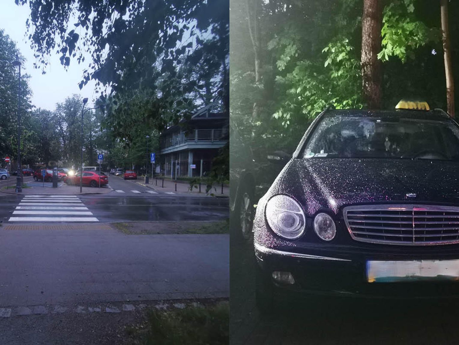 Bohaterski ojciec uratował córkę, a sam został potrącony przez samochód ...