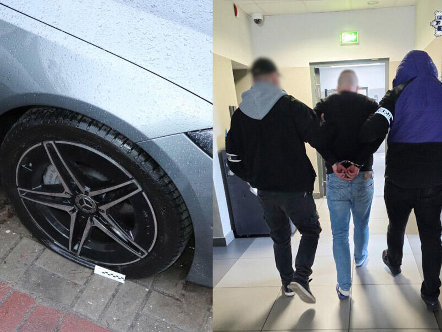 Przebił opony w 13 autach. Policja zatrzymała 27-latka. To nie pierwszy ...